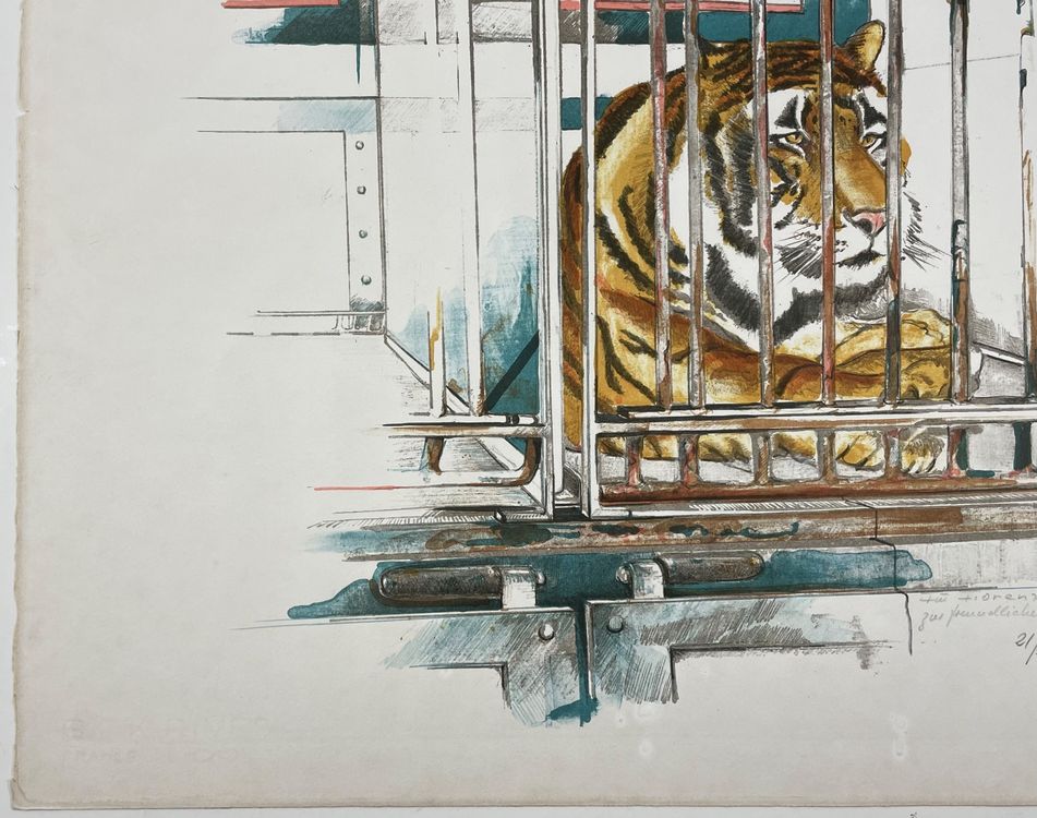 Rolf Knie (1949) Lithographie Handsigniert | Kaufen auf Ricardo