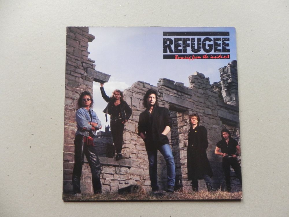 LP Engl. Prog. Rock Band Refugee 1987 Burning from the ... (Gebraucht ...
