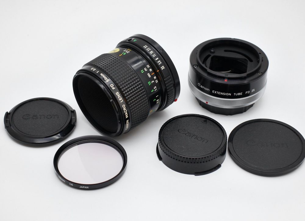 Canon FD Macro 50mm f3.5 & Tube FD 25 (Gebraucht) in Birsfelden für CHF ...