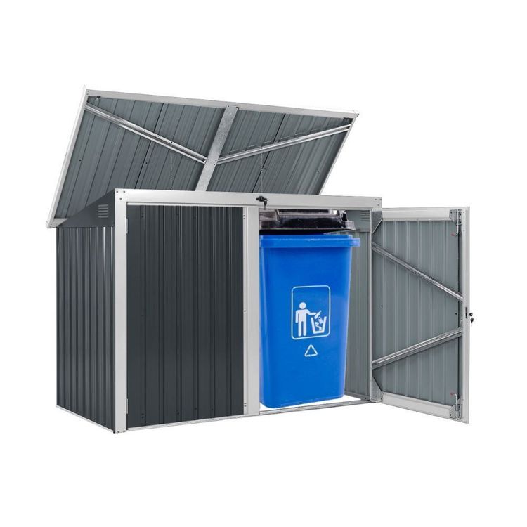 20839 - Mülltonnenbox RASU L - 1x 240L + 2x 120L Abstellbox (Neu und originalverpackt) in ...