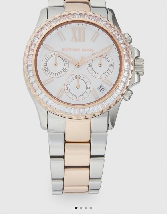 Michael Kors Uhr Everest MK7214 Silvers /Rose Gold/Rose Gold (Neu und ...