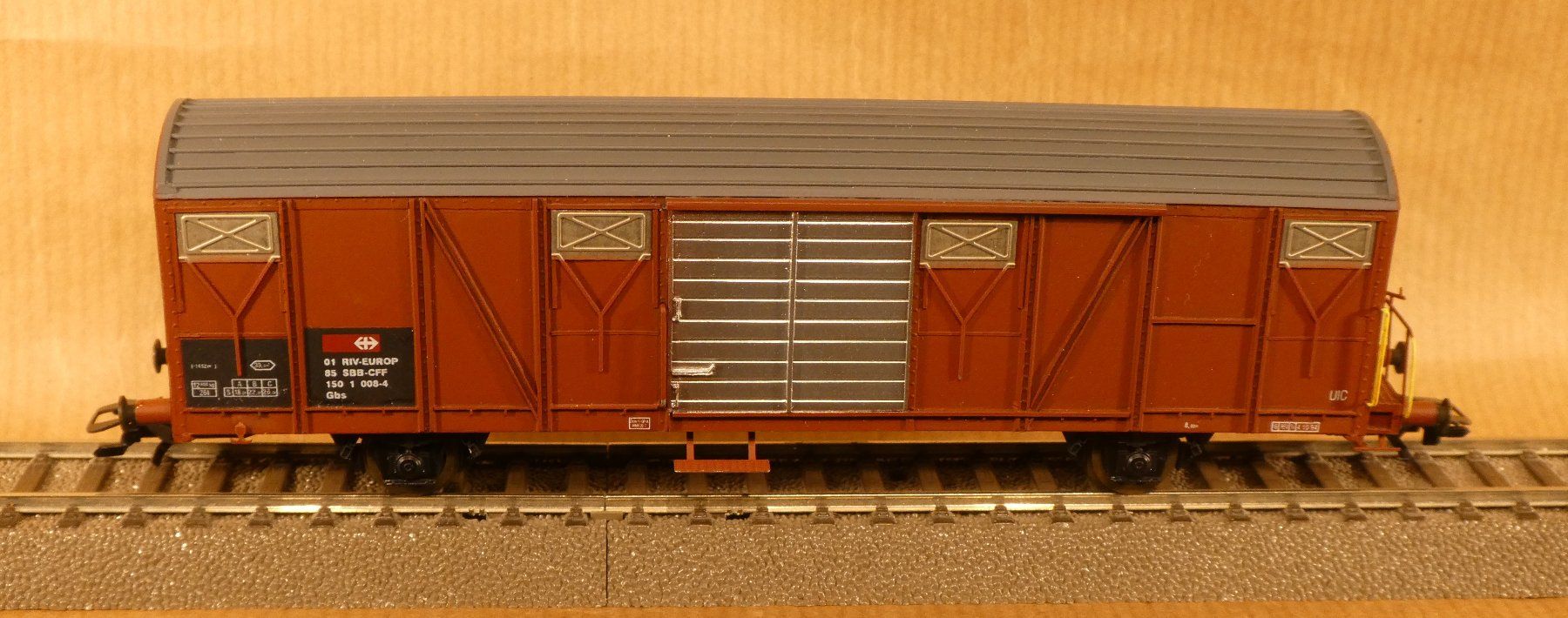 Euroscale Exact-Train nicht Roco SBB ged. Güterwagen Gbs (Gebraucht) in ...