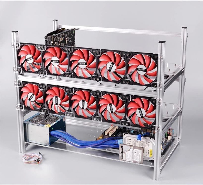 Mining Frame für 12 GPUs | Kaufen auf Ricardo