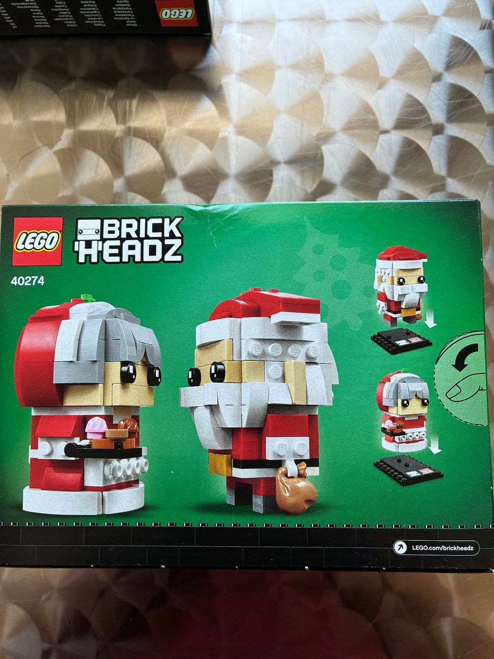 LEGO Brickheadz 40274 - Mr. und Mrs Claus (Neu und originalverpackt) in ...