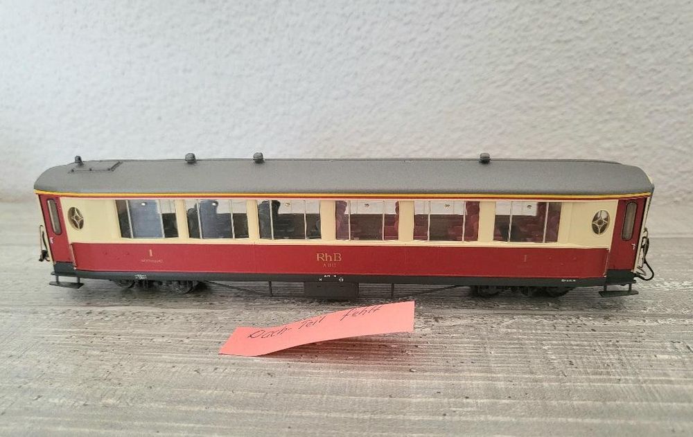 Bemo 1 x Salonwagen der Rhätischen Bahn A 1143 aus Set 3272 | Kaufen auf Ricardo