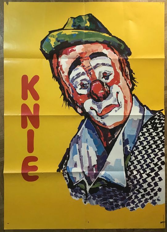 Grosse Circus Knie Litho Plakat (Gebraucht) in Root für CHF 35 – mit Lieferung auf Ricardo kaufen