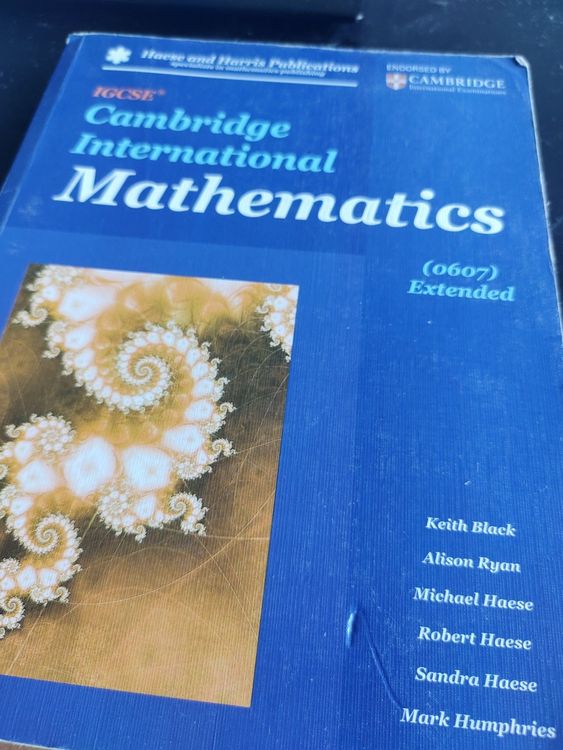 Igcse Cambridge International Mathematics 0607 Extended Gebraucht In Adliswil Für Chf 1