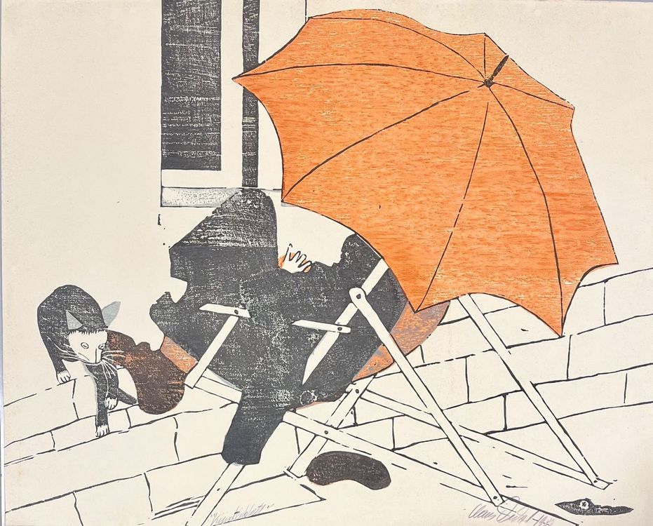 KÜNSTLER ? UNLESERLICH SIGNIERT NUMMERIERT LITHOGRAPHIE (Gebraucht) in Gersau für CHF 35 – mit ...