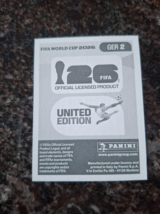 Panini 2026 FIFA Sticker: Ter Stegen - GER 2 (Neu (gemäss Beschreibung ...