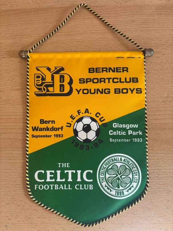 Wimpel BSC Young Boys - UEFA CUP 1993 (Gebraucht) in Ostermundigen für CHF 25 – mit Lieferung ...