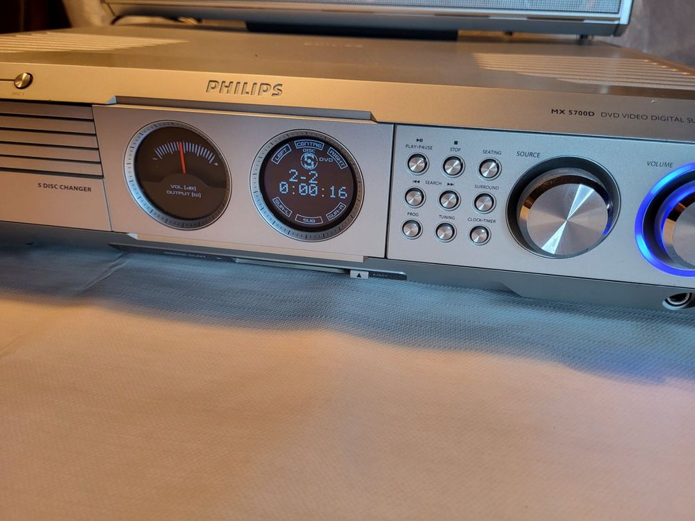 5 Fach DVD digital surround system Philips MX5700D (D'occasion) à Wangs ...