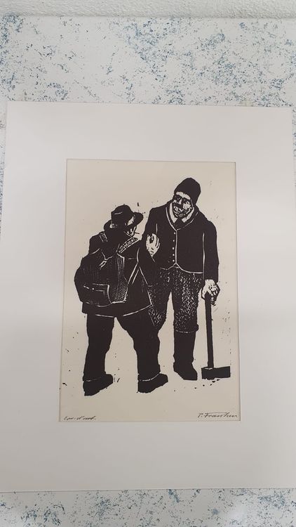 PAUL FRANKEN ORIGINAL HOLZSCHNITT | Kaufen auf Ricardo