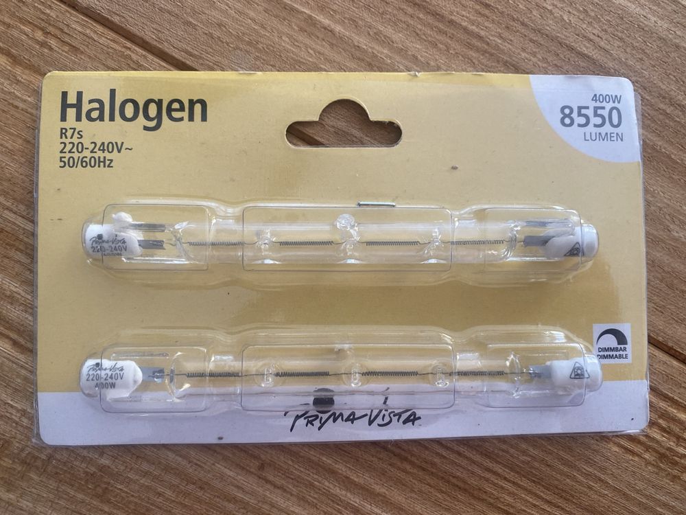 2x Halogenstab R7s 400W warmweiss Prima Vista neu (Neu und ...