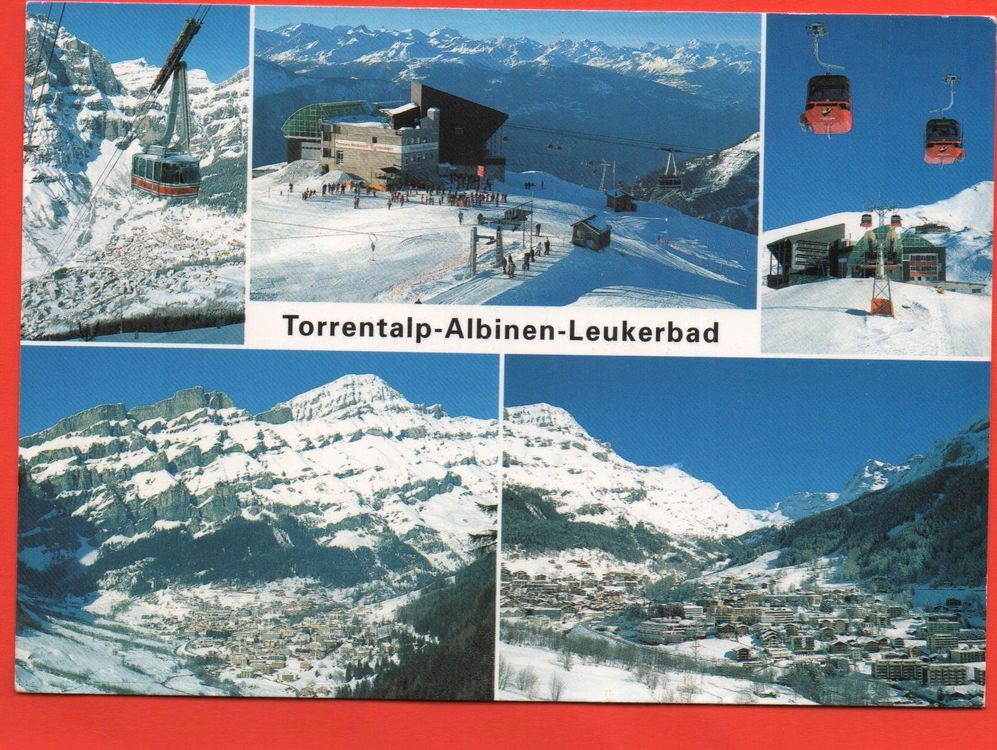 ALBINEN-LEUKERBAD Torrentalp, Seilbahn, Gondelbahn, Skilift (Gebraucht ...