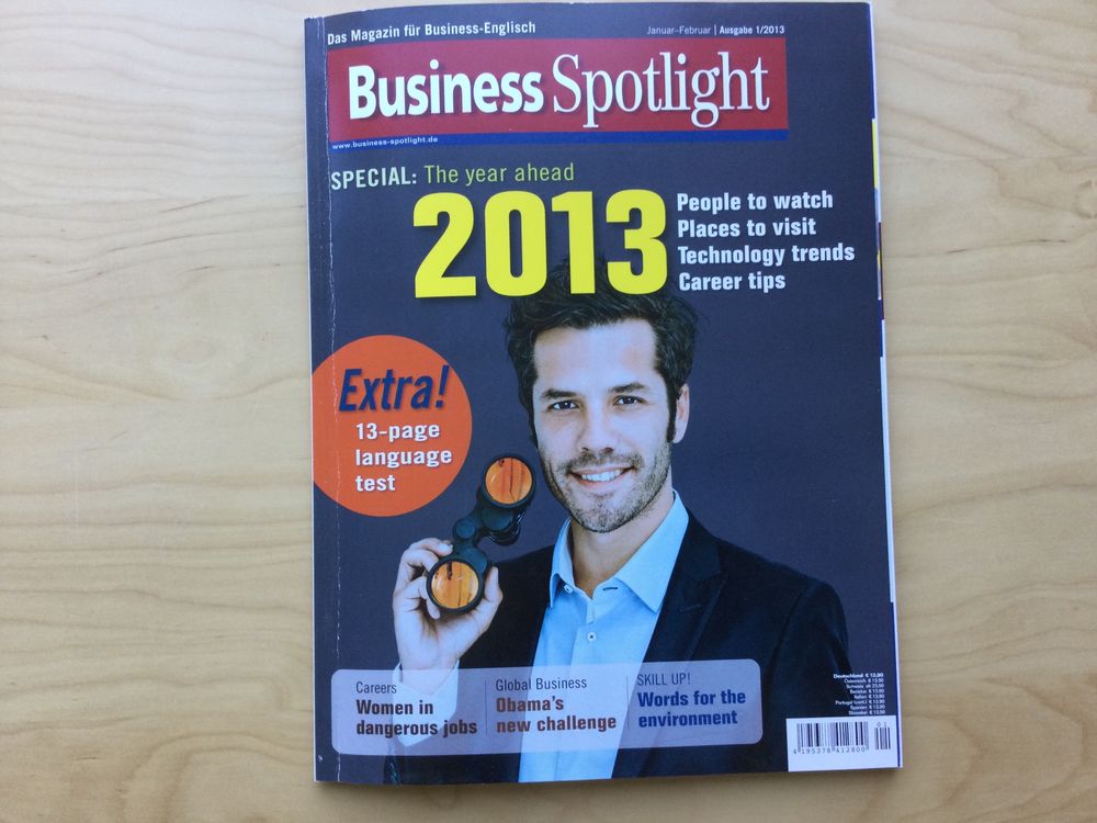 Business Spotlight, Magazine, Ausgabe 1/2013 (Neu (gemäss Beschreibung ...