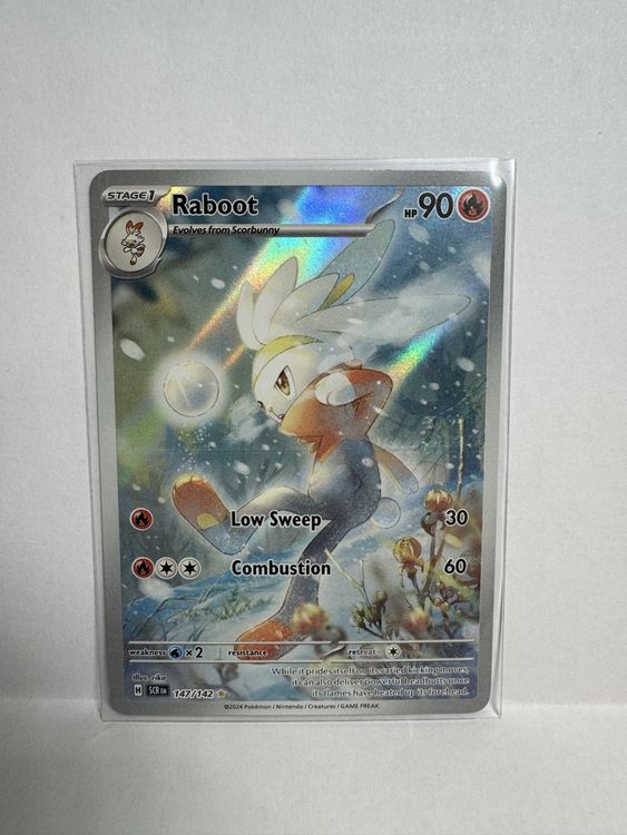 Pokémon Raboot 147/142 SCR EN (Neu (gemäss Beschreibung)) in Tenero für ...