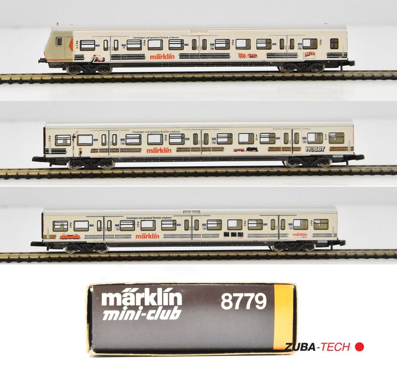 Märklin 8779 Personenwagen-Set 3-tlg Spur Z mit OVP (Gebraucht) in St ...