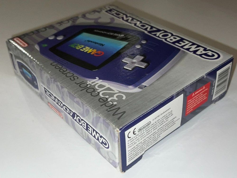 Nintendo Game Boy Advance (GBA) Konsole violett (OVP) | Kaufen auf Ricardo