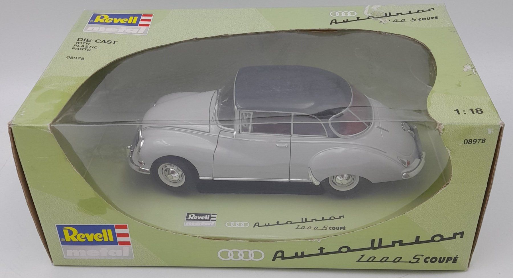 Revell Metal 1/18 Audi Auto Union 1000 S Coupé – Die-Cast (D'occasion ...