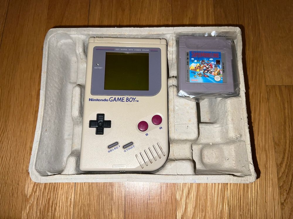 Game Boy Classic Konsole Tetris Pak + SML (OVP) - selten (Gebraucht) in ...