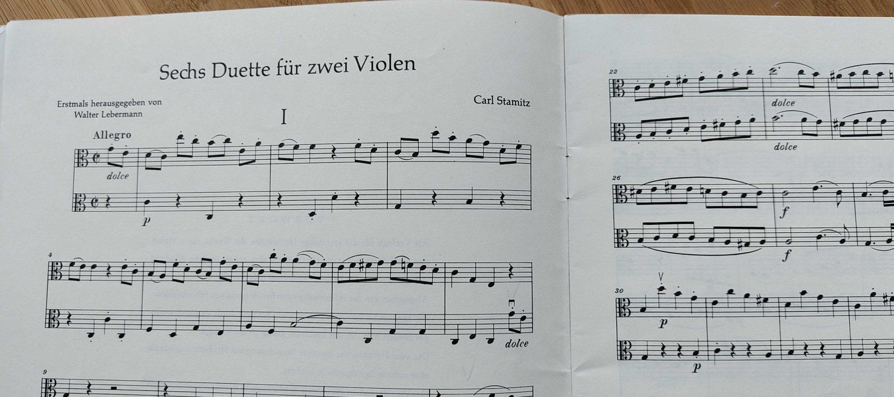 Duette für zwei Violen (Gebraucht) in Zürich für CHF 8 – mit Lieferung ...