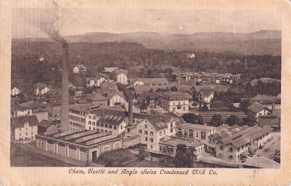 Cham ZG - Nestlé & Anglo Swiss / Fabrik Condensed Milk Co (Gebraucht ...