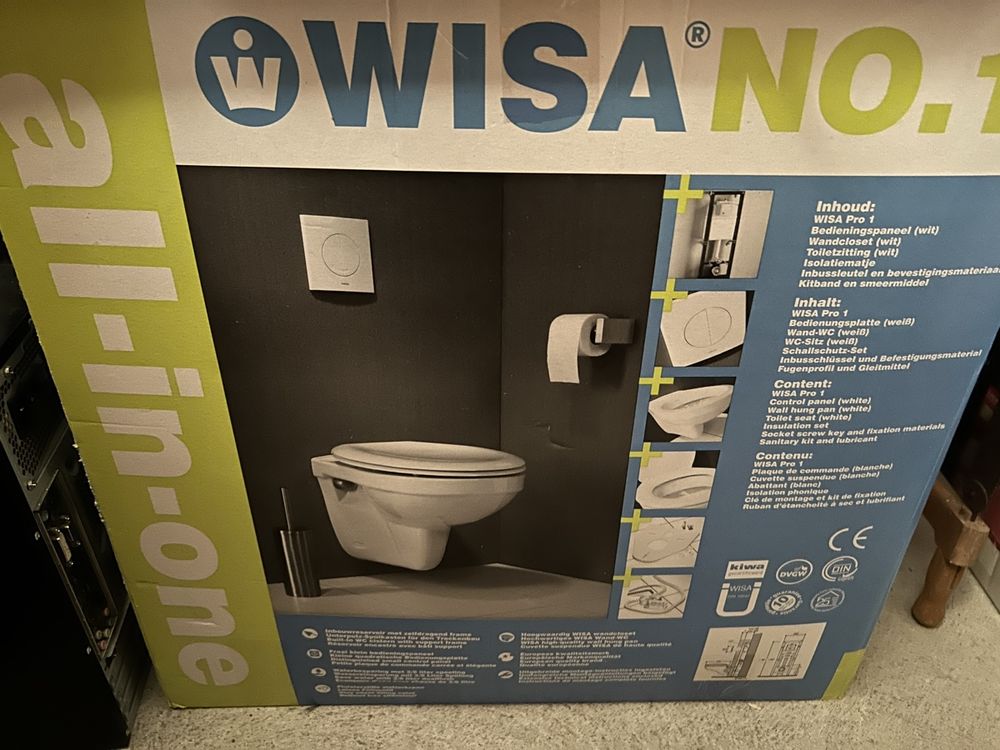 WISA WC Hängetoilette weiss Neu (Neu und originalverpackt) in möhlin ...