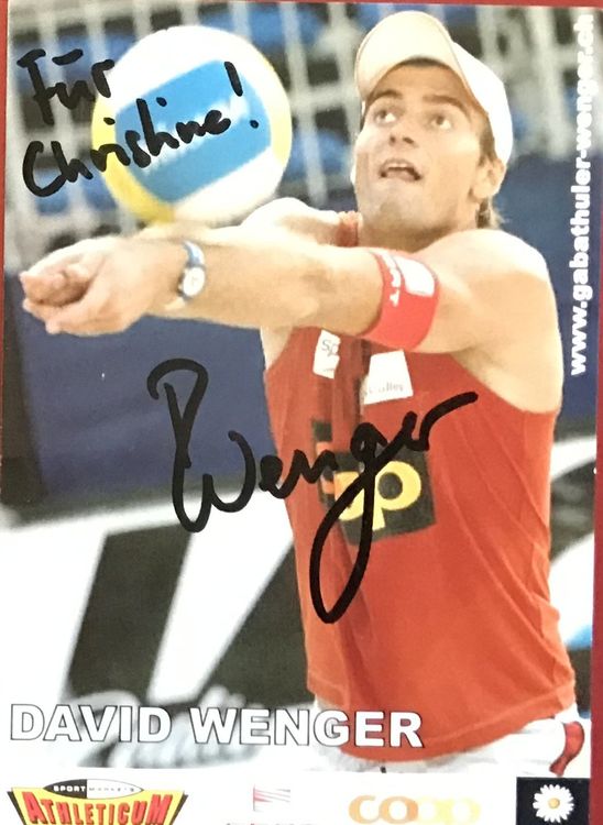 David Wenger & Philip Gabathuler Autogramme Beachvolleyball (Gebraucht) in Bischofszell für CHF ...