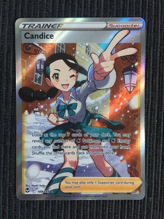 Pokemon Candice Fullart Silver Tempest EN (Neu (gemäss Beschreibung ...