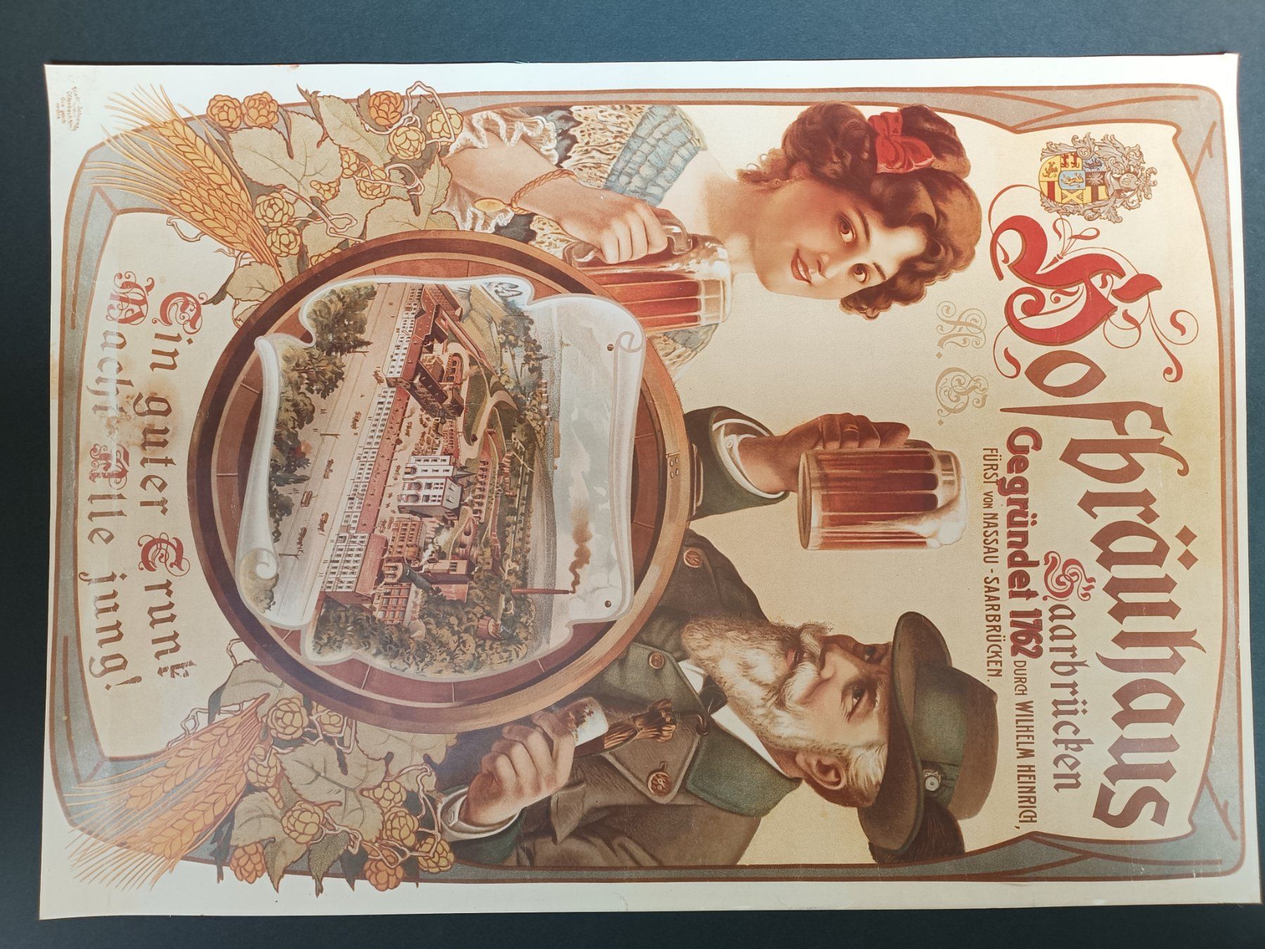 Alter Grafik Poster "Hofbräuhaus" (Gebraucht) in Steffisburg für CHF 15 ...