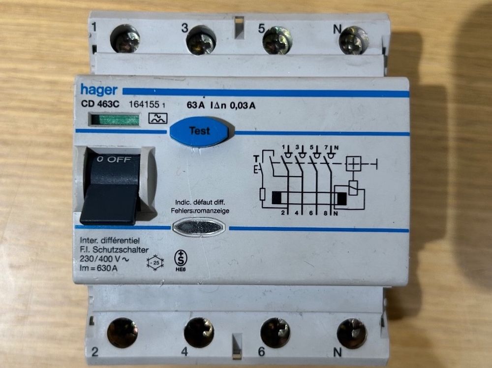 Hager FI 63A 4Polig | Kaufen auf Ricardo