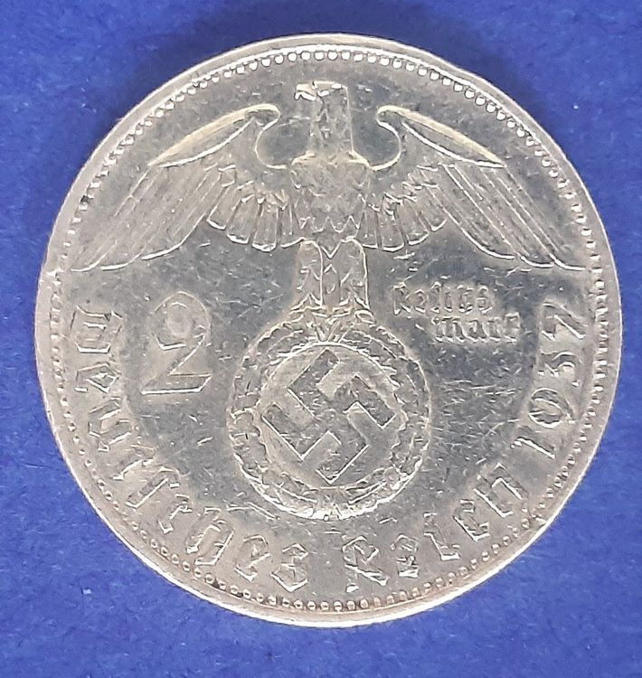 Silbermünze 2 Reichsmark 1937 | Kaufen auf Ricardo
