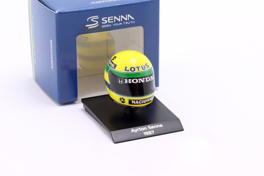 Senna #12 Camel Team Lotus Honda Formel 1 1987 1/10 PMA NEU (Neu und ...