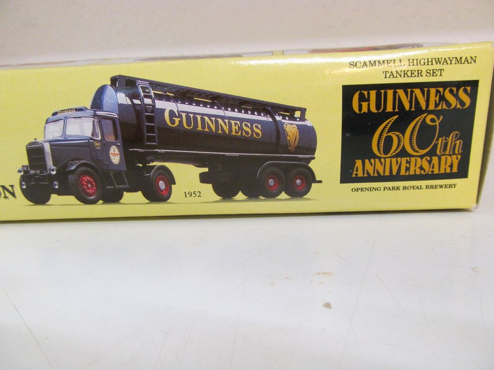GUINNESS TANK SCAMMELL HIGHWAYMAN TANKERSET LIMITED CORGI (Neuf avec ...