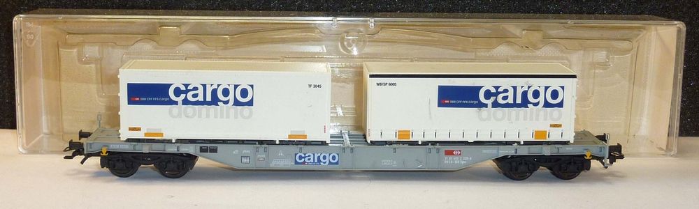 Fleischmann Sgns Containertragwagen SBB Cargo H0 AC ☼ | Kaufen auf Ricardo