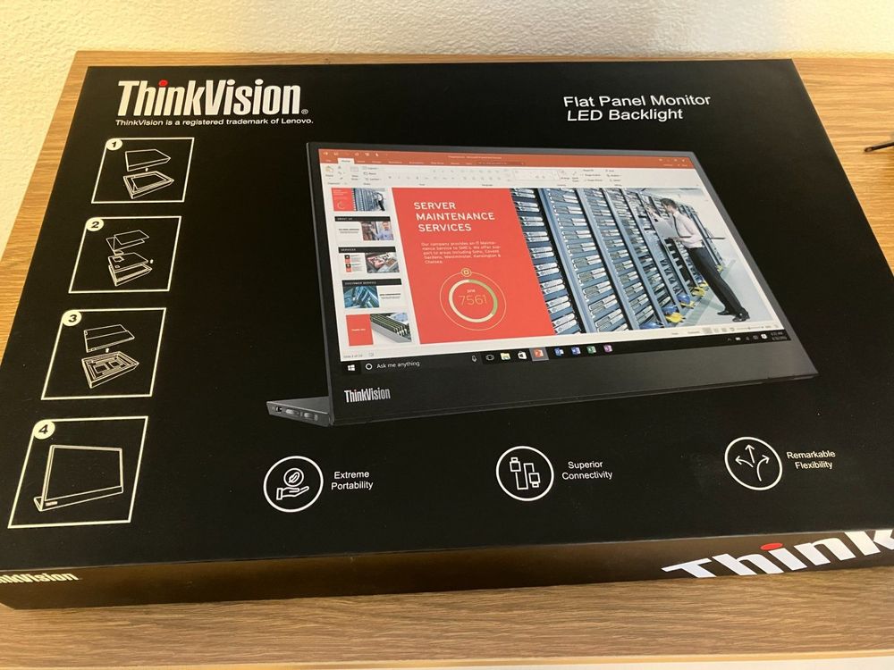 Lenovo ThinkVision M14 + Ständer | Kaufen auf Ricardo