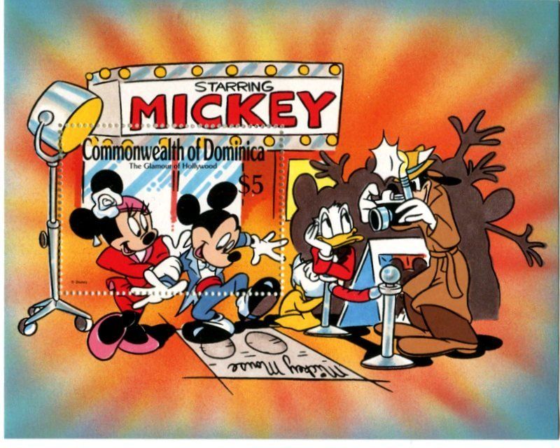 Block "Walt Disney. Micky Maus". Dominica. (Neu und originalverpackt ...