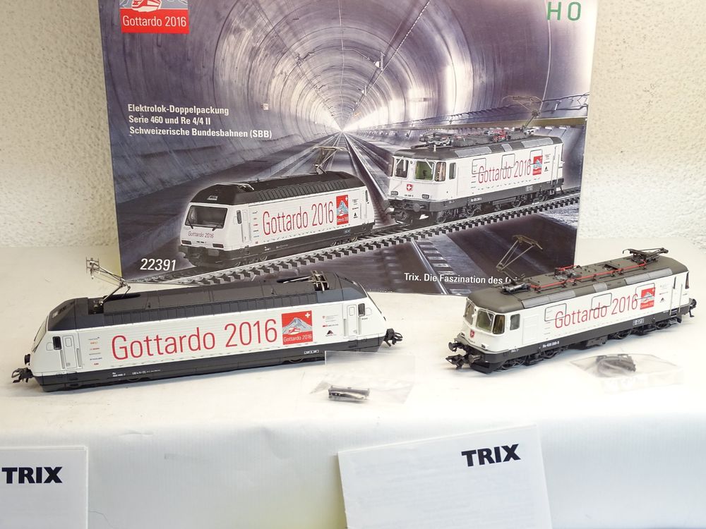 Trix 22391 Gottardo 2016 Packung Re460 + Re4/4 SBB,H0,GS,OVP (Neu und ...