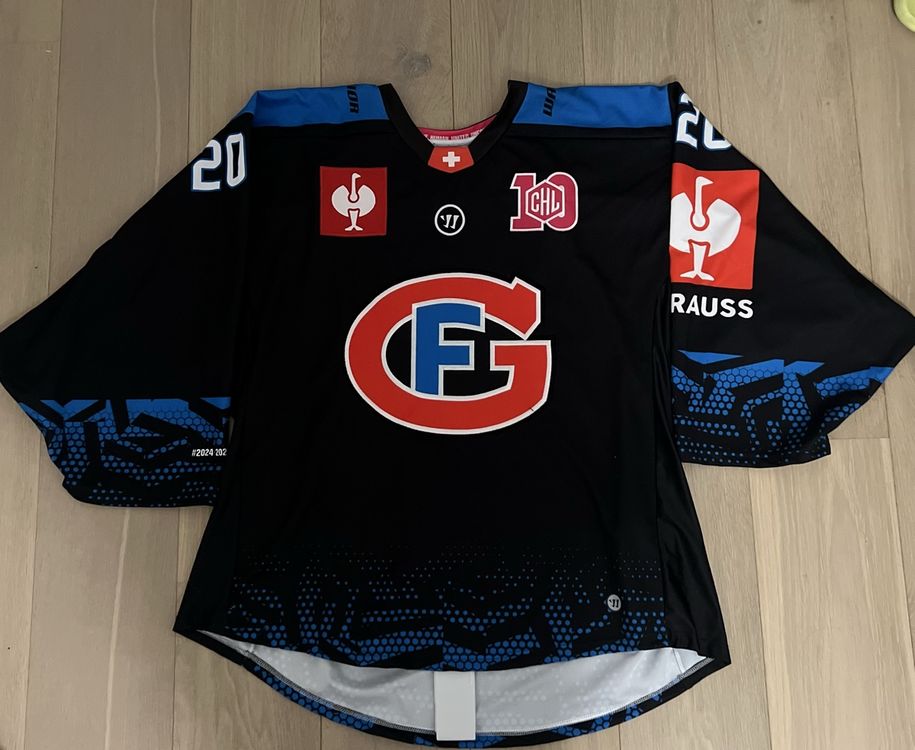 Gameworn CHL Trikot Reto Berra HC Fribourg Gottéron 2024/25 (Neu ...