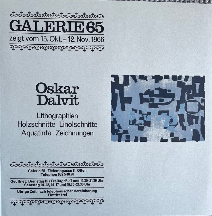 Oskar Dalvit ( 1911-1975) Philo Graphic | Kaufen auf Ricardo
