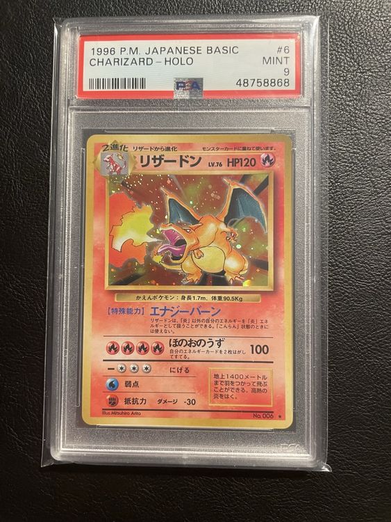Charizard set base PSA 9 (Nuovo (secondo la descrizione)) a Mendrisio ...