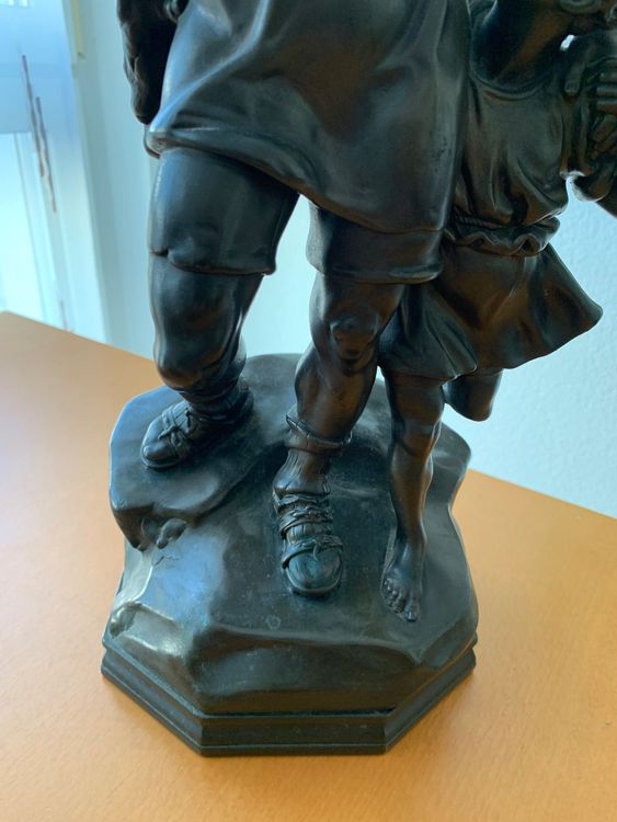 Wilhelm Tell mit Sohn Walther, von Richard Kissling, 40 cm (Gebraucht ...