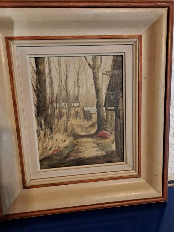 TABLEAU ANCIEN HUILE ALBERT LOCCA NEUCHATEL (Gebraucht) in couvet für CHF 41 – mit Lieferung auf ...