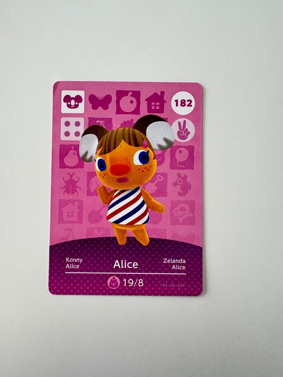 Amiibo Karte Animal Crossing Konny Nr.182 | Kaufen auf Ricardo