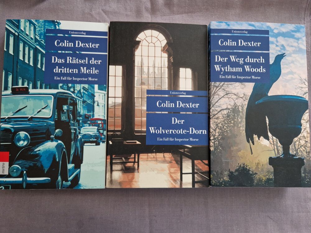 3x Colin Dexter Inspector Morse Krimis England | Kaufen auf Ricardo