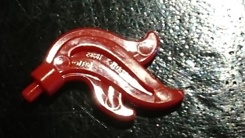 Lego Castle-Medieval-Ritter Helm Feder-Feather(Rot) (Neu (gemäss ...