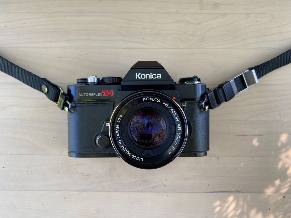 Konica Autoreflex T4 Kamera (Gebraucht) in Feldbach für CHF 69 – mit ...