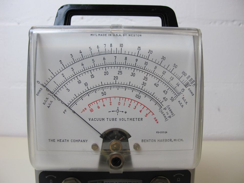Vintage Heathkit VTVM Model IM-11 Vacuum Tube Volt Meter (Gebraucht) in ...