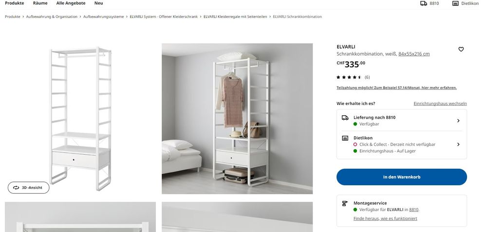Elvarli IKEA Schrank | Kaufen auf Ricardo