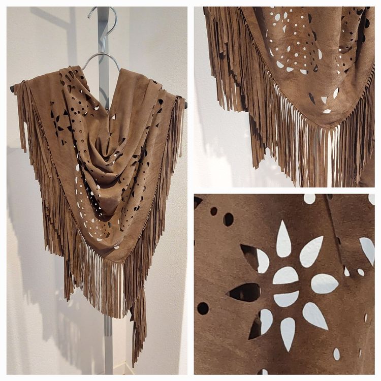 Western Dreieckschal braun | Kaufen auf Ricardo